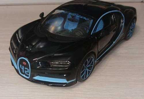 Модель автомобиля Bugatti chiron 1:24