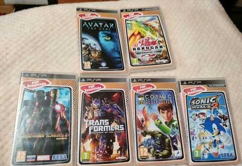 Коллекция набор pack игр на PSP