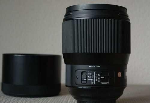 Sigma AF 135mm f/1.8 DG HSM Art для Nikon