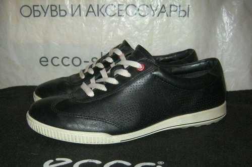 Ecco 38 р-р кеды кроссовки женские кожа