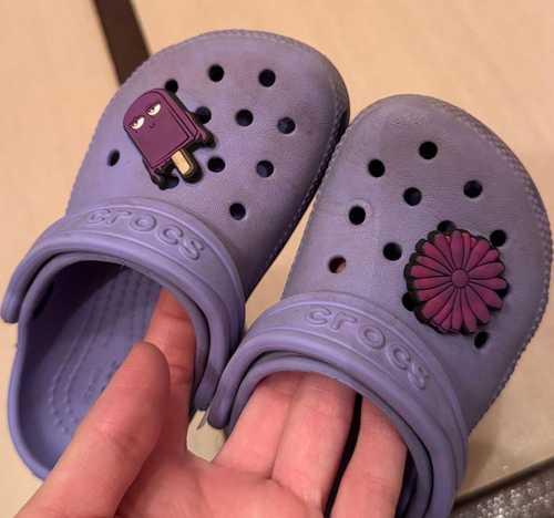 Сабо crocs c8 для девочки