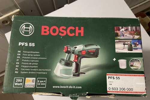 Краскопульт bosch PFS 55