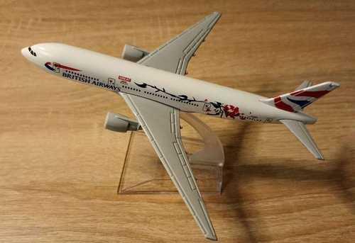 Модель самолета Boeing 777 British Airways