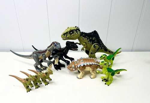 Лего динозавры Jurassic World крупные фигурки