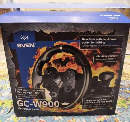 Игровой руль sven GC-W900