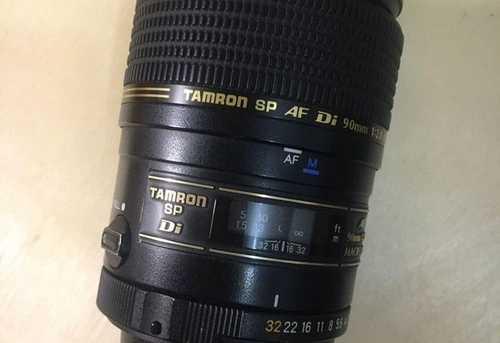 Объектив Tamron 90mm f/2.8 Di Macro 1:1 Nikon F