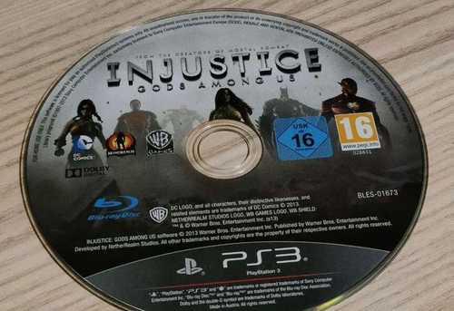 Injustice Gods Among Us диск PS3