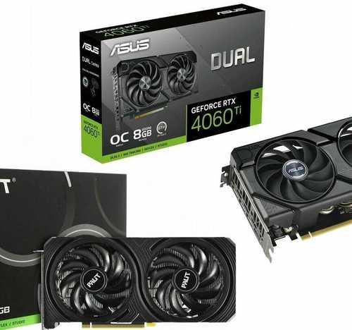 Новые видеокарты RTX 4060 и 4060 Ti на гарантии