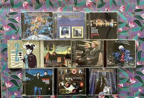 CD. Europe, Black Sabbath, Pink Floyd, Sandra,PSB