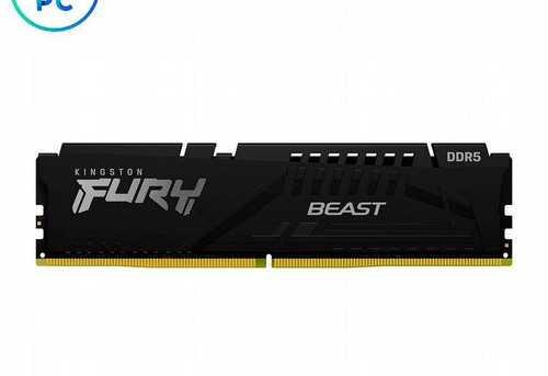 Модуль памяти DDR5 16GB 6000MHz Kingston Fury Beas