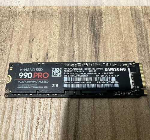 SSD m2 Samsung 990 pro 2tb