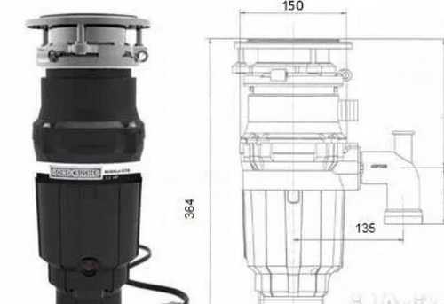 Bone Crusher BC610-AS измельчитель пищевых отходов