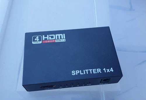 Разветвитель hdmi 1х4 на 4 выхода