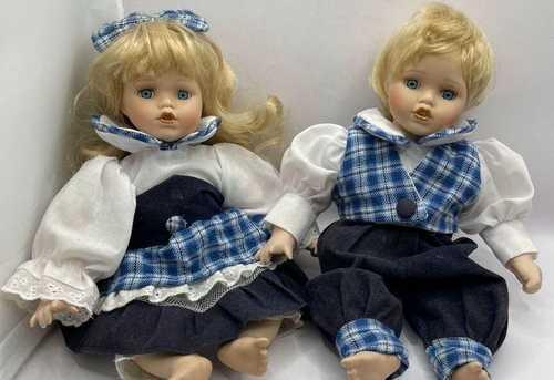 Куклы фарфоровые Близнецы. Германия