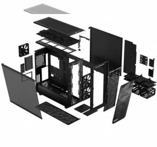 Fractal Компьютерный корпус FD-C-MES2X-01, черный