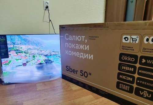 Телевизор Sber sdx 50uq5230t qled 4K