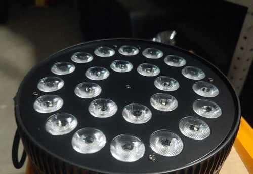 LED PAR светильник 24x18 Вт rgbwa UV 6IN1