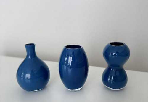Вазочки ваза синяя в виде форм тела женщины