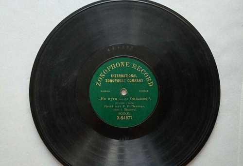 Грамофонная пластинка, начало 20 века
