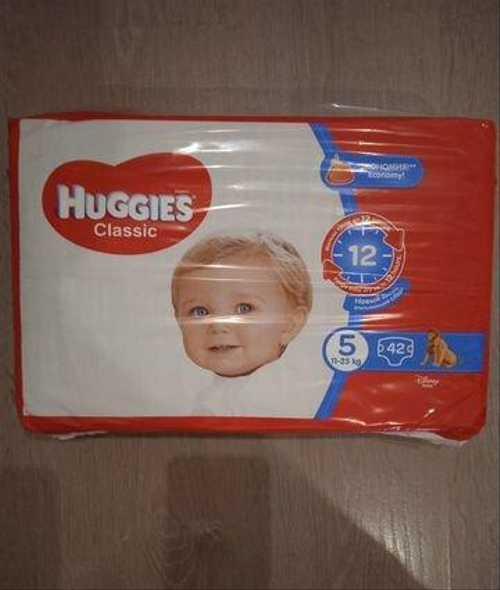Подгузники Huggies Classic 5 размер