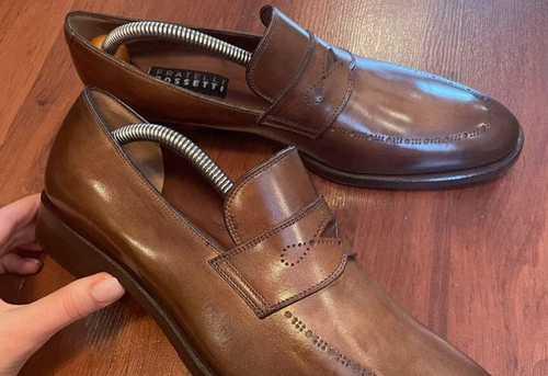 Новые оригинальные мужские туфли Fratelli Rossetti