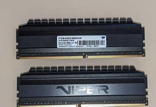 Оперативная память Partiot Memory Viper DDR4