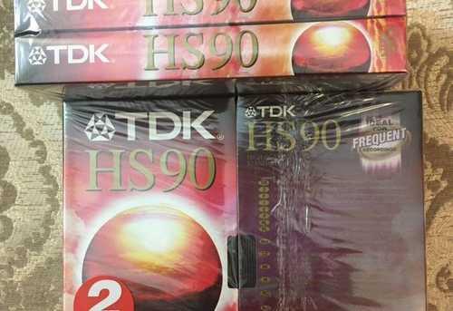Видеокассеты TDK HS90 упаковка 2 шт
