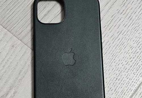 Чехол Apple iPhone 13 Leather Case MagSafe Sequoia