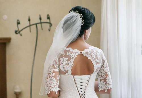 Свадебное платье А - силуэт 46 размер