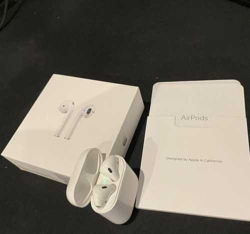 Наушники AirPods with Charging Case