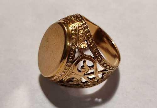 Золотое кольцо, печатка женская, СССР