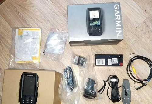 Эхолот garmin striker vivid 4cv с датчиком gt20 tm