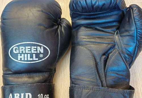 Боксерские перчатки Green Hill 10.oz кожа