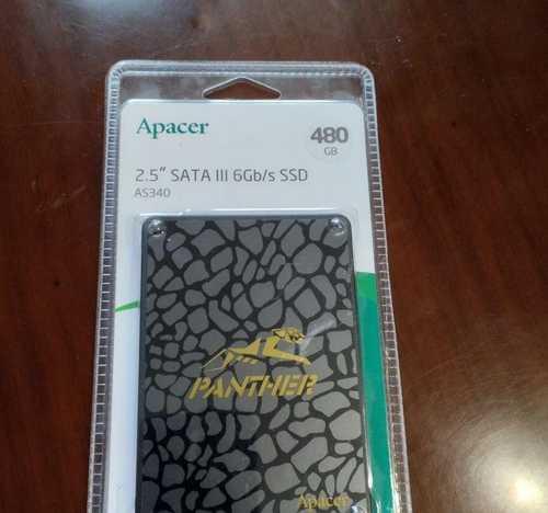 SATA накопитель 480 гб 2.5" Apacer AS340 panther