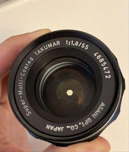 Объектив Super-Multi-Coated Takumar 1.8 / 55 (m42)