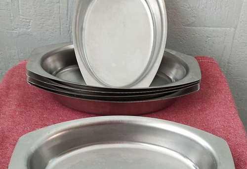 Тарелки из нержавеющей стали для приготовления блю