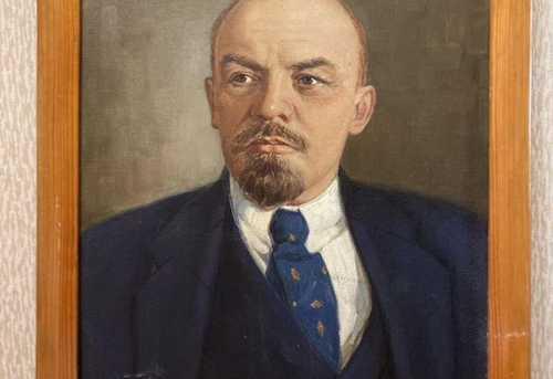 Портрет Ленина (холст), масло