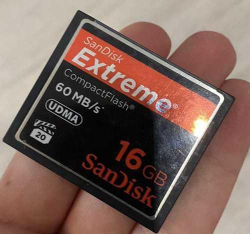 Карта памяти sandisk extreme 16 gb