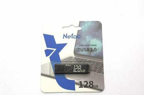 Флешка USB 128Gb (USB 2.0) Netac U351 black