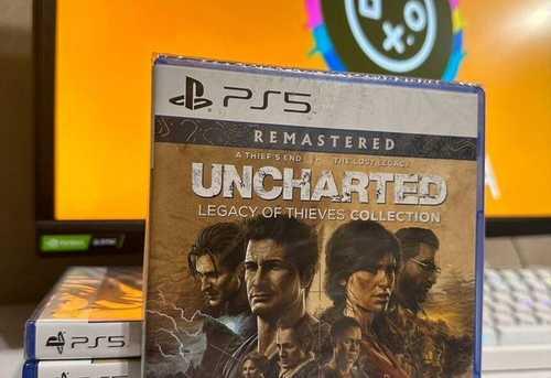 Uncharted legacy of thieves collection диск для PS
