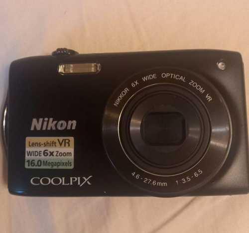 Компактный фотоаппарат nikon s3300