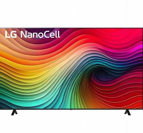 75" Телевизор LG 75nano80T6A.arub черный