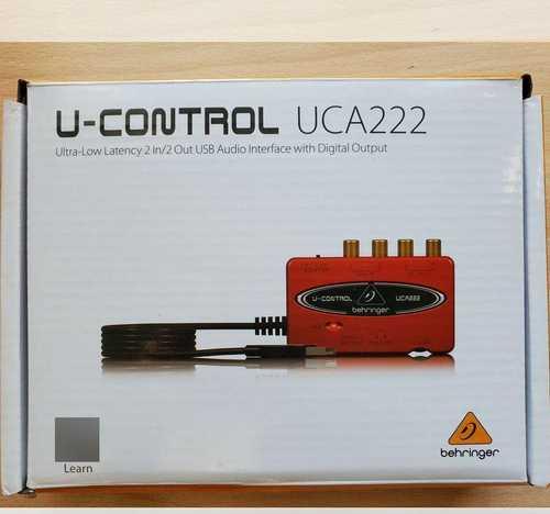 Внешняя звуковая карта с USB Behringer UCA 222 U-c