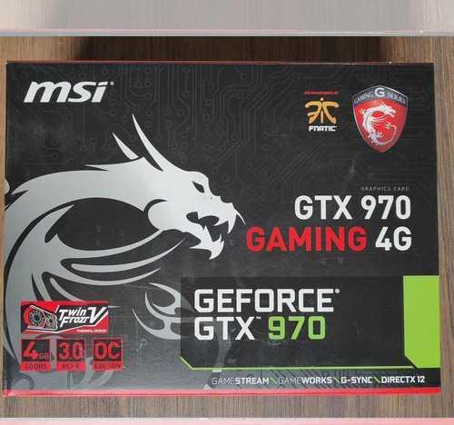 Видеокарта MSI GTX 970 Gaming 4g