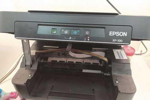 Принтер epson xp 100 на запчасти с снпч