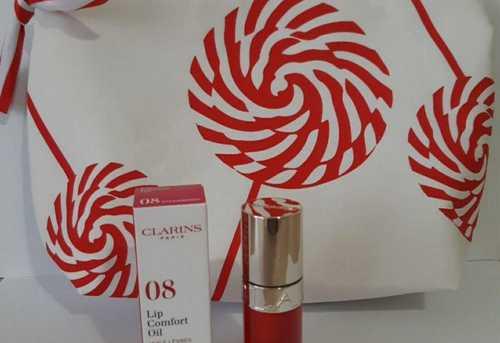 Clarins масло-блеск для губ Lip Comfort Oil и косм