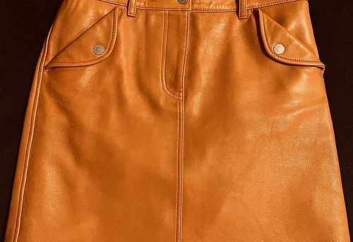 Юбка Paul Smith, натуральная кожа