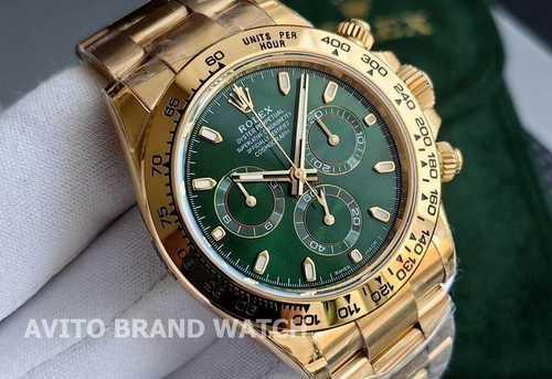 Часы Rolex Daytona Yellow Gold Green Dial new