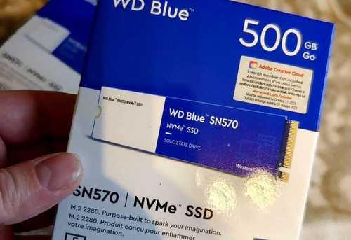 SSD WD Blue 500 Gb SN570 M.2 2280 PCIe Gen3 x4