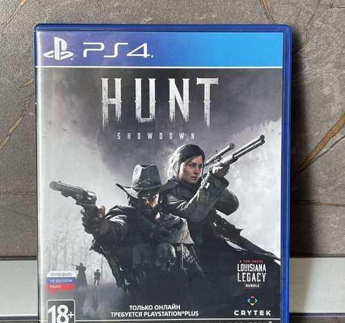 Диски на ps4 Hunt Showodown